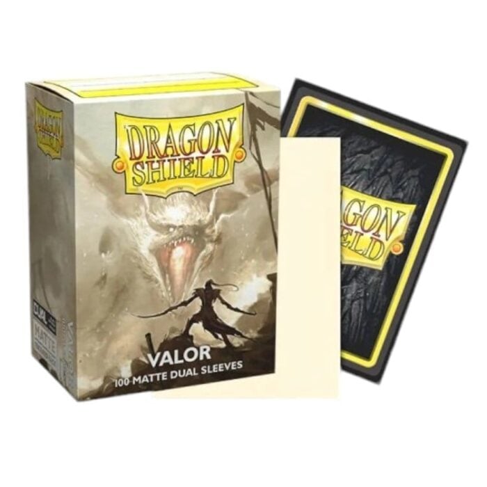 Dragon Shield Standard Size Matte Dual Valor (100 Sleeves)
